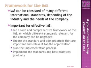 Integration of ICT Standards | PPT