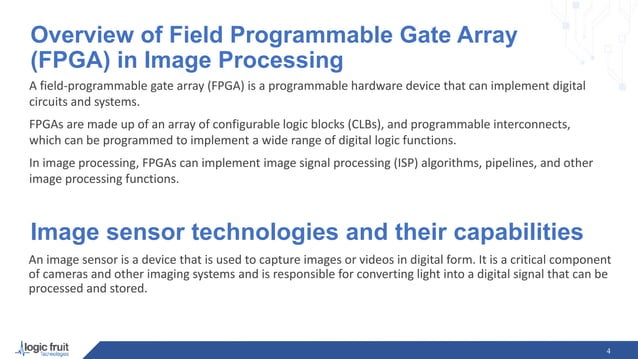 Integration of ISP and FPGA with Image Sensors | PPTX | Cameras and Camcorders | Consumer ...