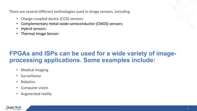Integration Of Isp And Fpga With Image Sensors Ppt