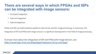 Integration of ISP and FPGA with Image Sensors | PPTX | Cameras and Camcorders | Consumer ...