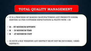 TOTAL QUALITY MANAGEMENT ( Integration of juran, deming & crosby tqm programs ( @! 108 )) | PPTX ...