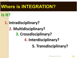 Integration of knowledge | PPT