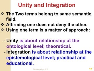 Integration of knowledge | PPT
