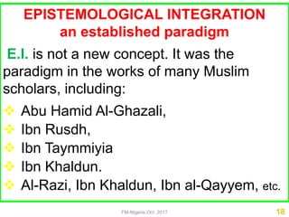 Integration of knowledge | PPT