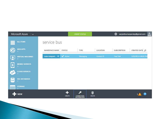 Integration of mule esb with microsoft azure | PPT