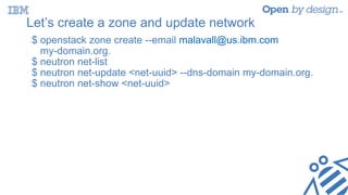 Integration of neutron, nova and designate how to use it and how to ...