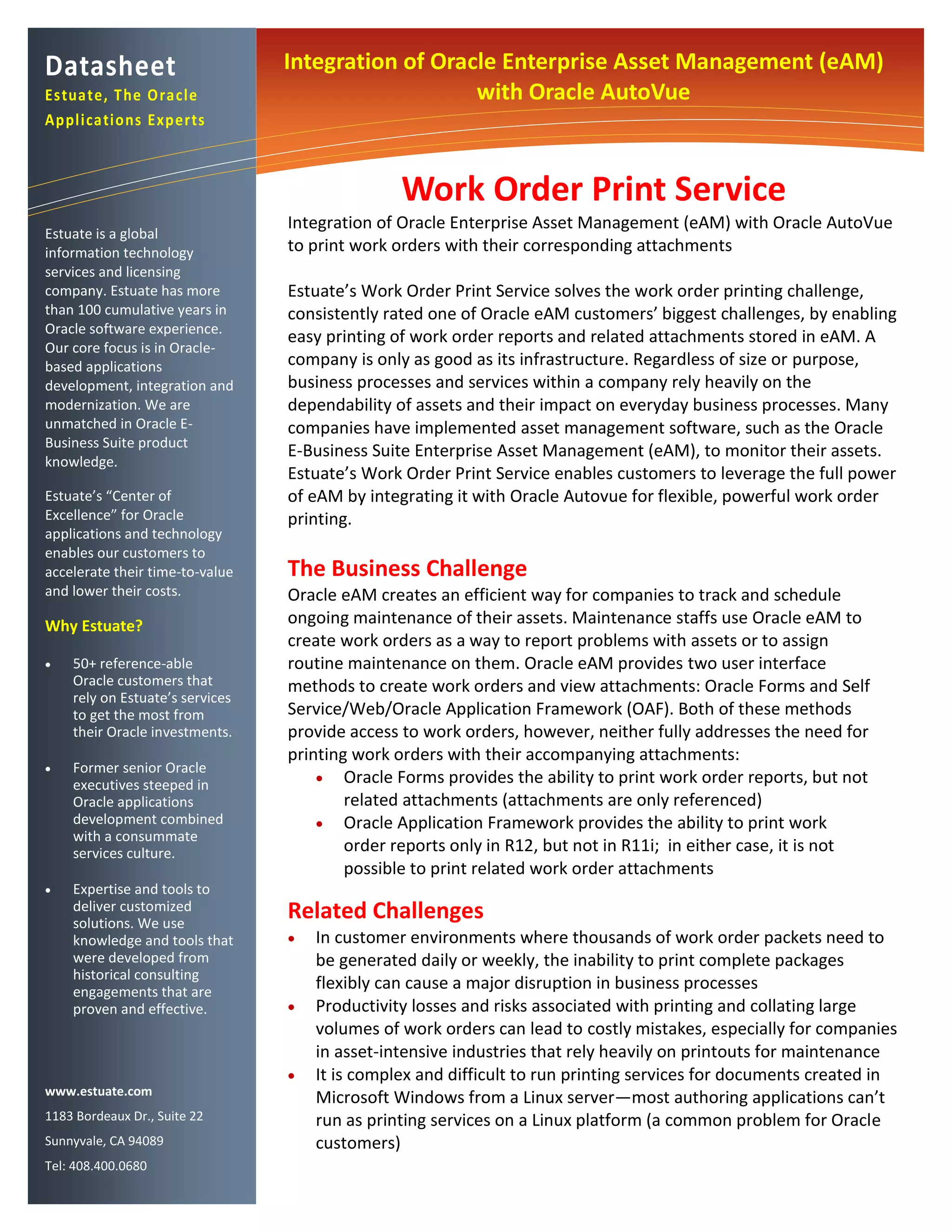 Integration of Oracle EAM with Oracle AutoVue | PDF | Computer Software and Applications | Computing