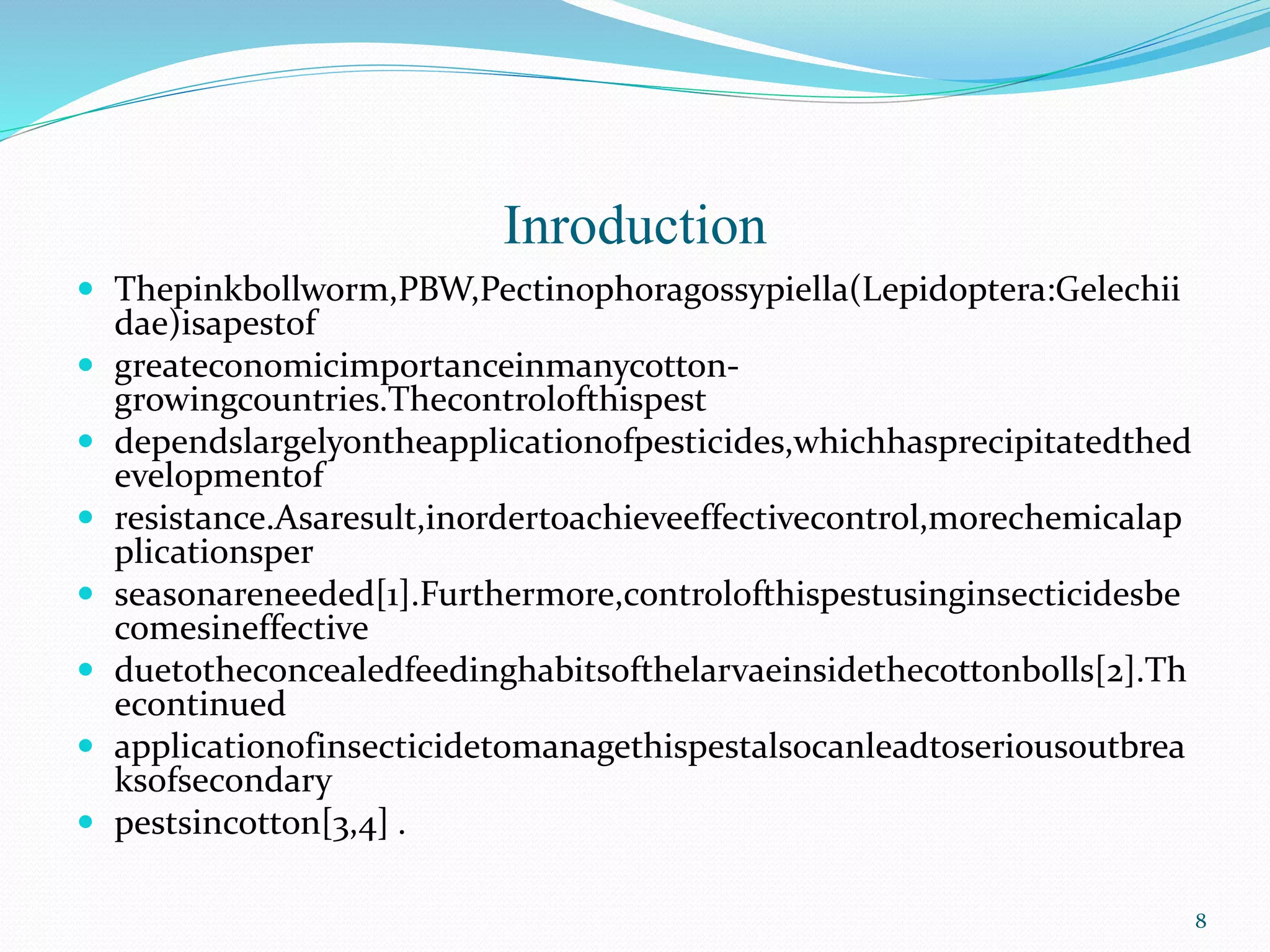 Integration of pheromones and biological control for the management of ...