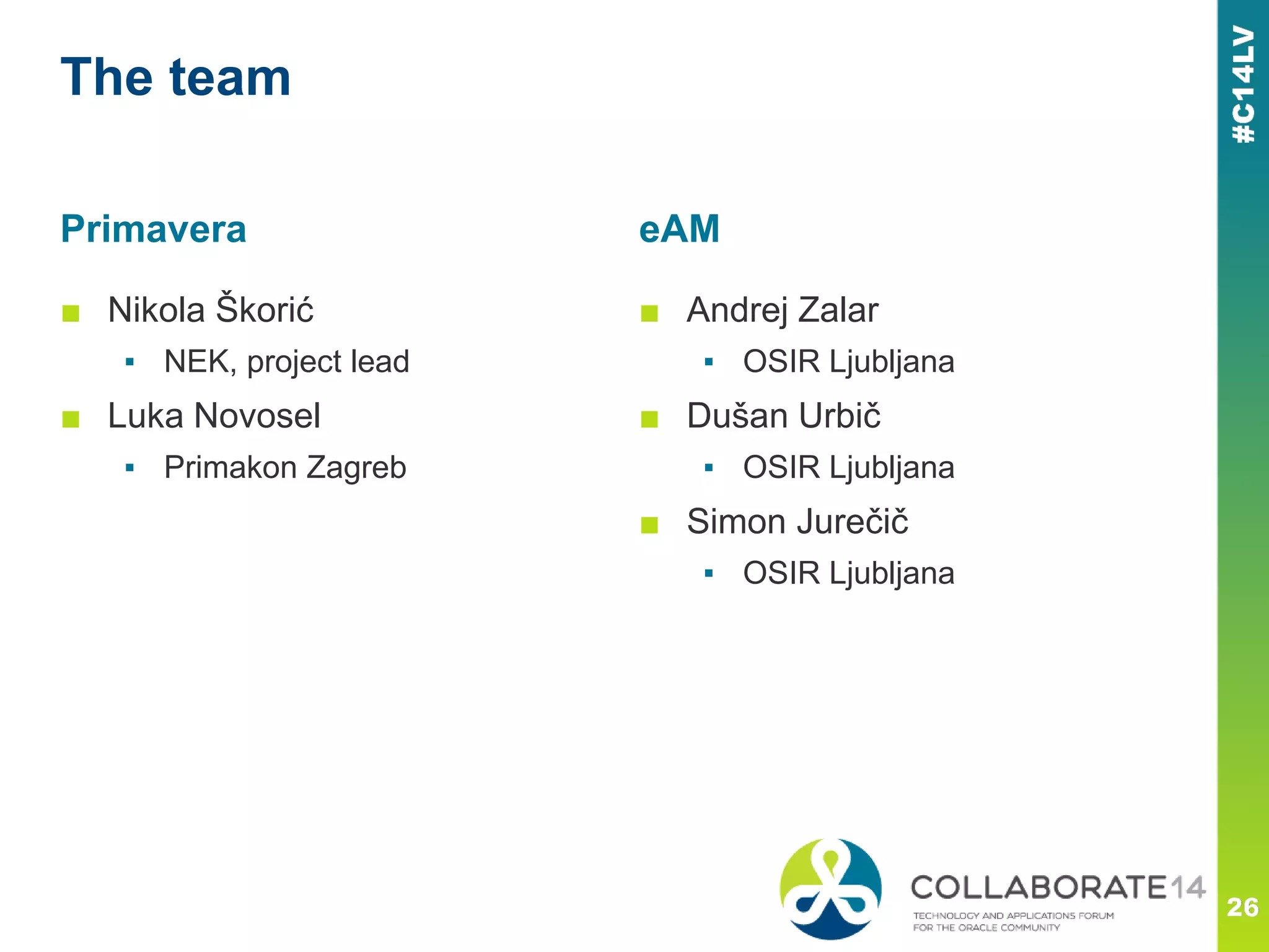 Integration Of Primavera P6 Eppm With Oracle E Business Suite Oracle Primavera P6 Collaborate