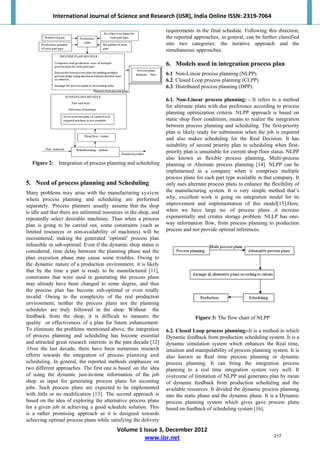 Integration of process planning and scheduling comparison of models approach | PDF