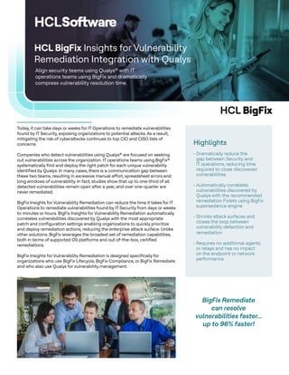 Integration of Qualys with HCL BigFix Insights for Vulnerability Remediation | PDF | Internet ...