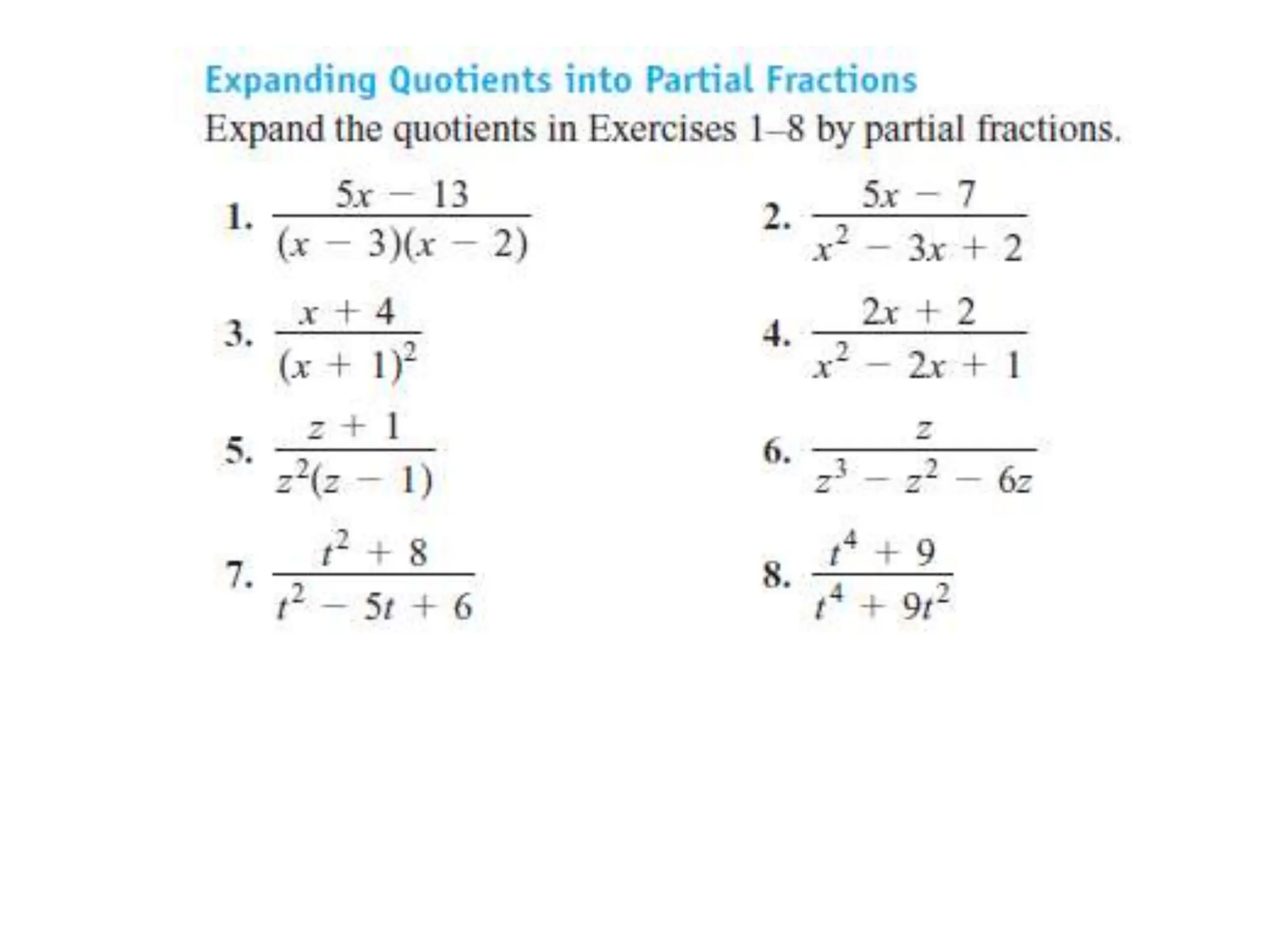 Integration Of Rational Functions By Partial Fraction Ppt