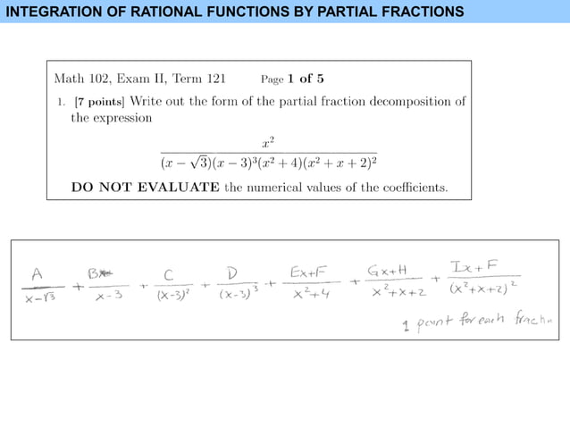 Integration_of_Rational_Functions_by_Partial_Fraction.ppt | Computing | Technology & Computing