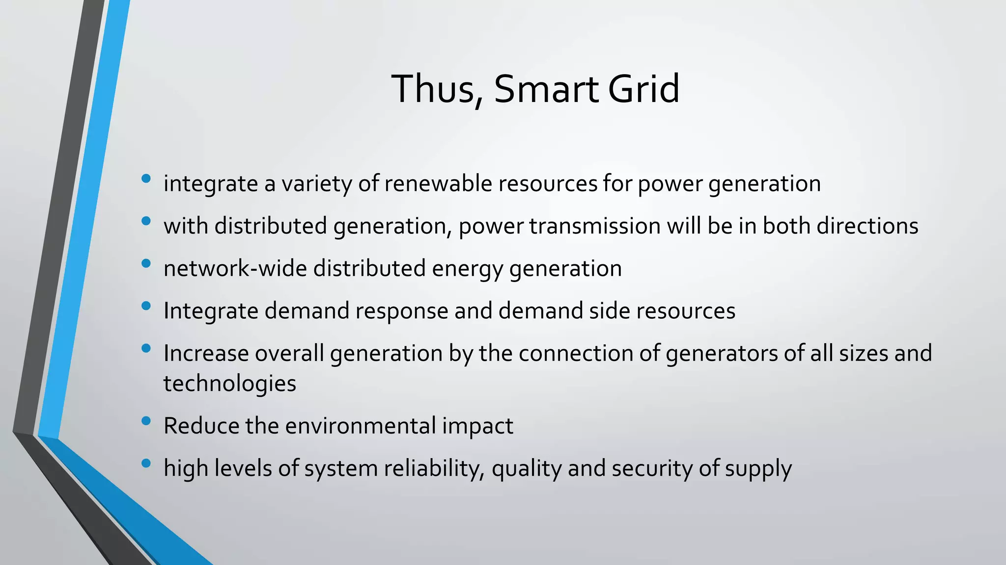 Integration of smart grid with renewable energy | PPTX