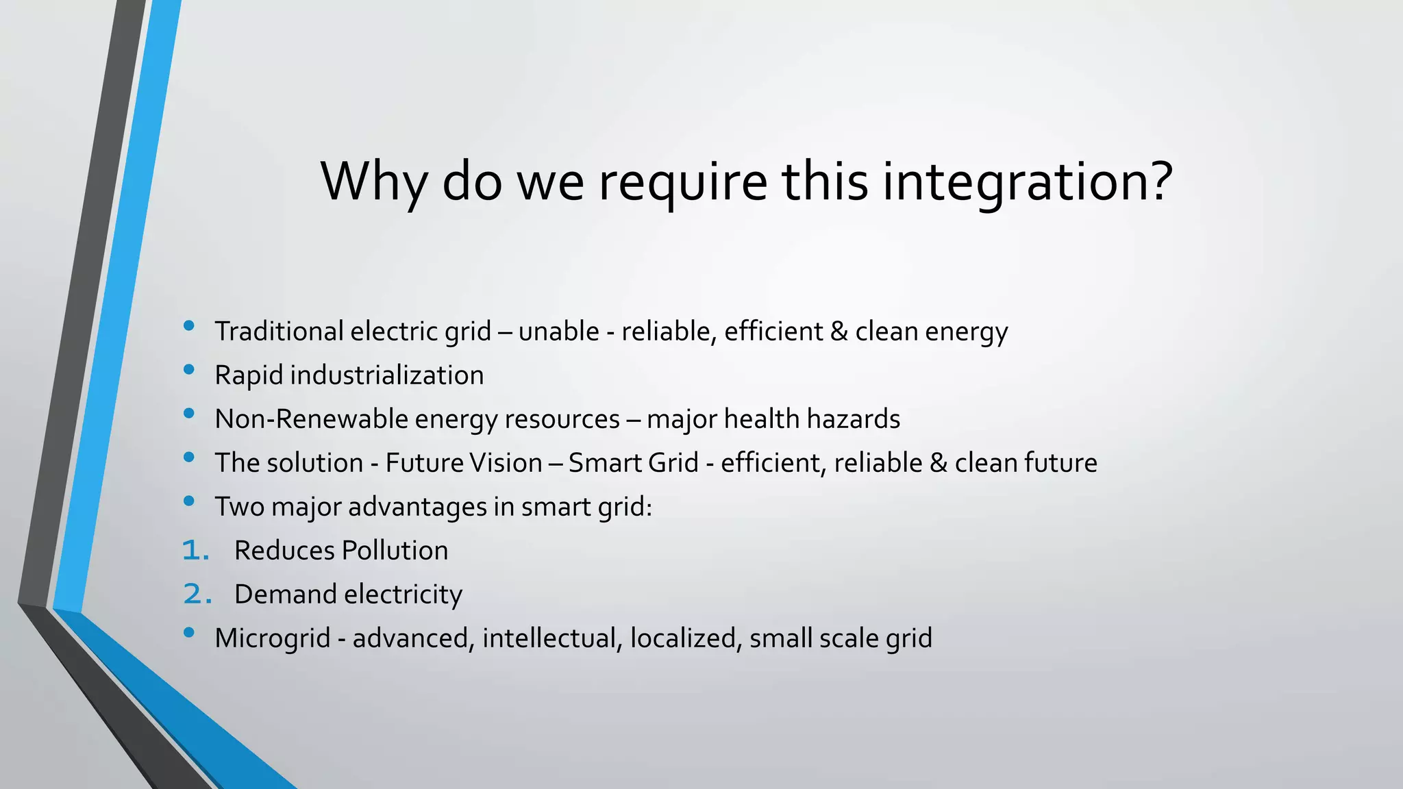 Integration of smart grid with renewable energy | PPTX