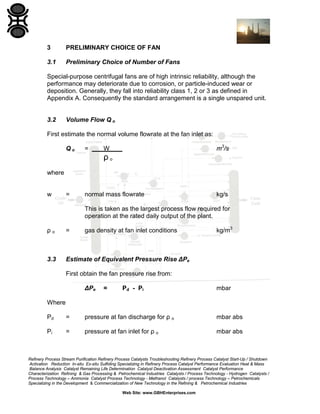 Integration of Special Purpose Centrifugal Fans into a Process | PDF