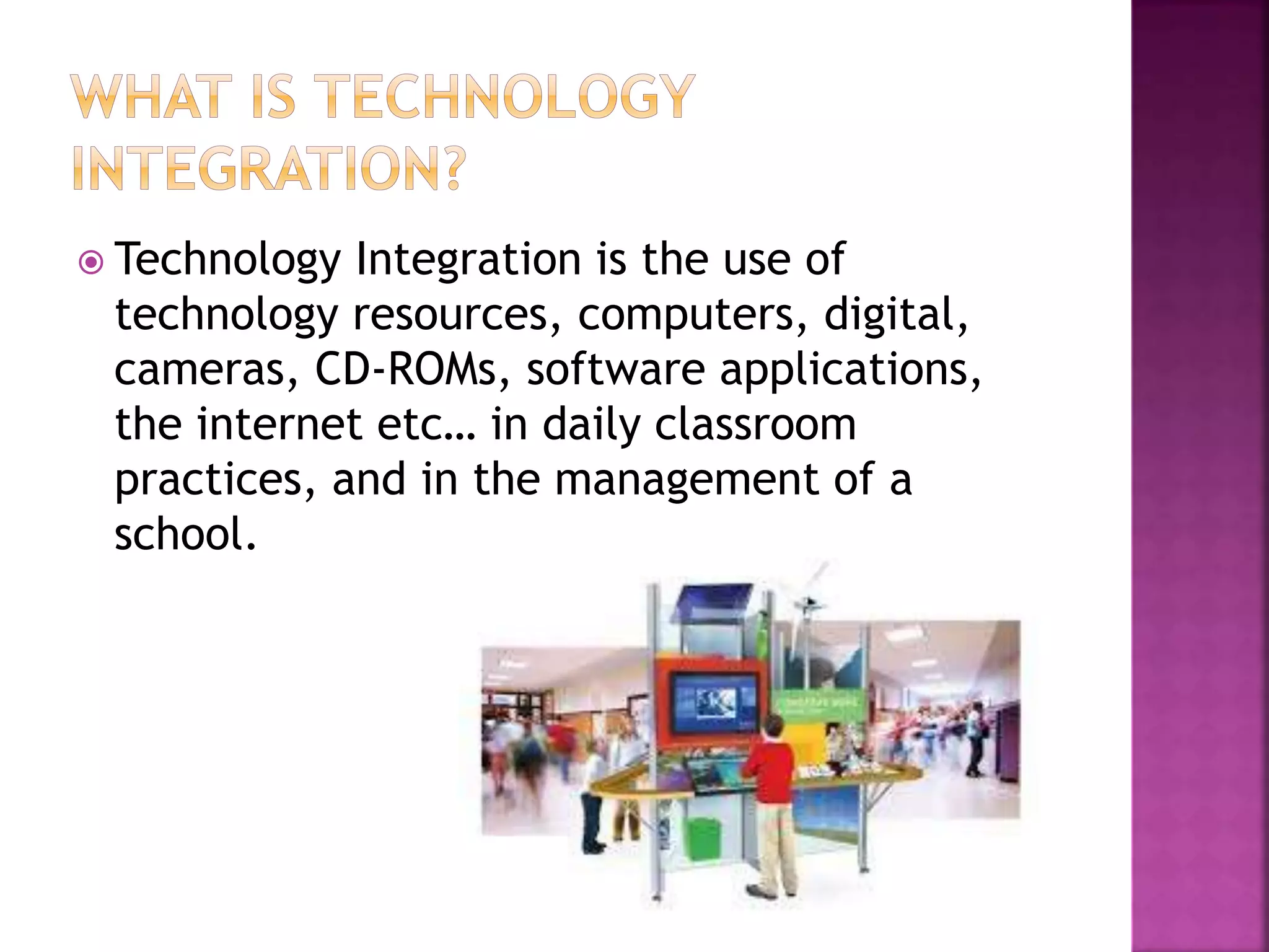 Integration of tecnology in education ppt. | PPTX