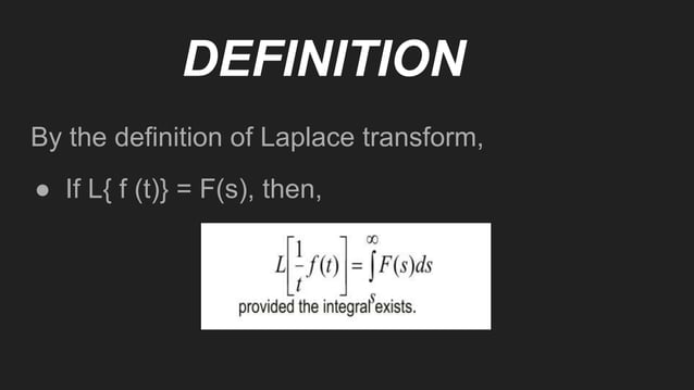 Integration Of Transforms Pptx