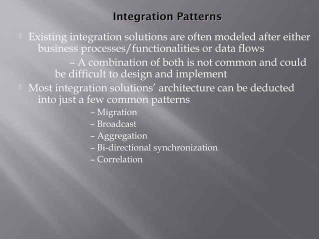 Integration patterns in muleesb | PPT