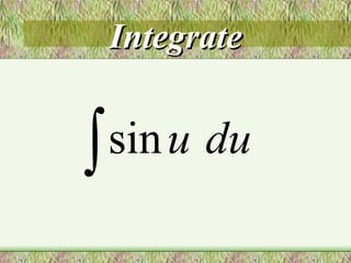 Integral Rules | PPT