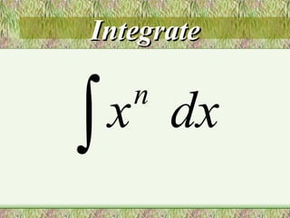 Integral Rules | PPT