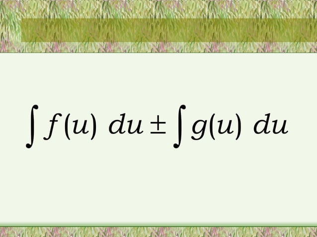 Integral Rules | PPT