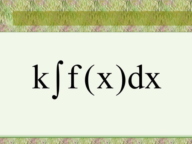 Integral Rules | PPT