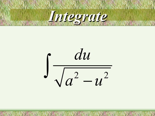 Integral Rules | PPT