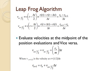 Integration schemes in Molecular Dynamics | PDF