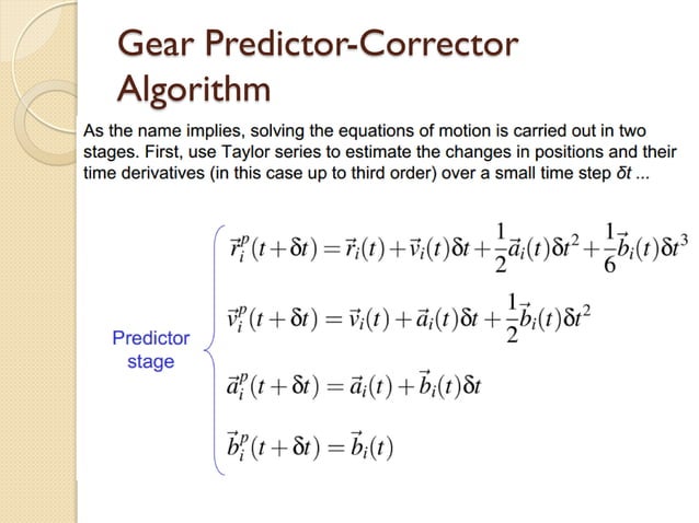 Integration schemes in Molecular Dynamics | PDF