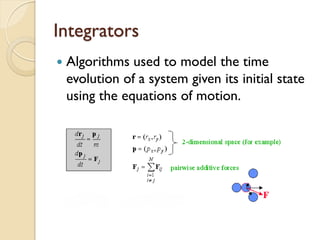 Integration schemes in Molecular Dynamics | PDF