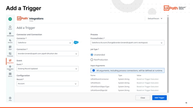 Automation through APIs with the new UiPath Integration Service | PDF