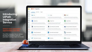 Automation through APIs with the new UiPath Integration Service | PDF