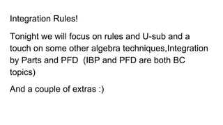 Integration techniques | PPT