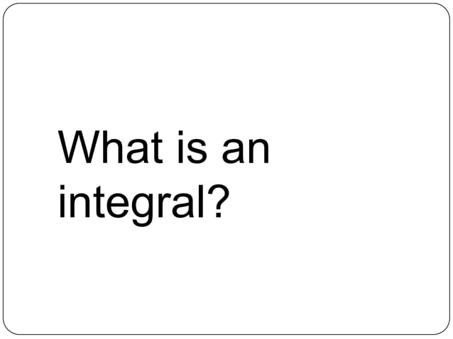 Integration Terms Pptx