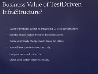 Testing in Infrastructure | PPT