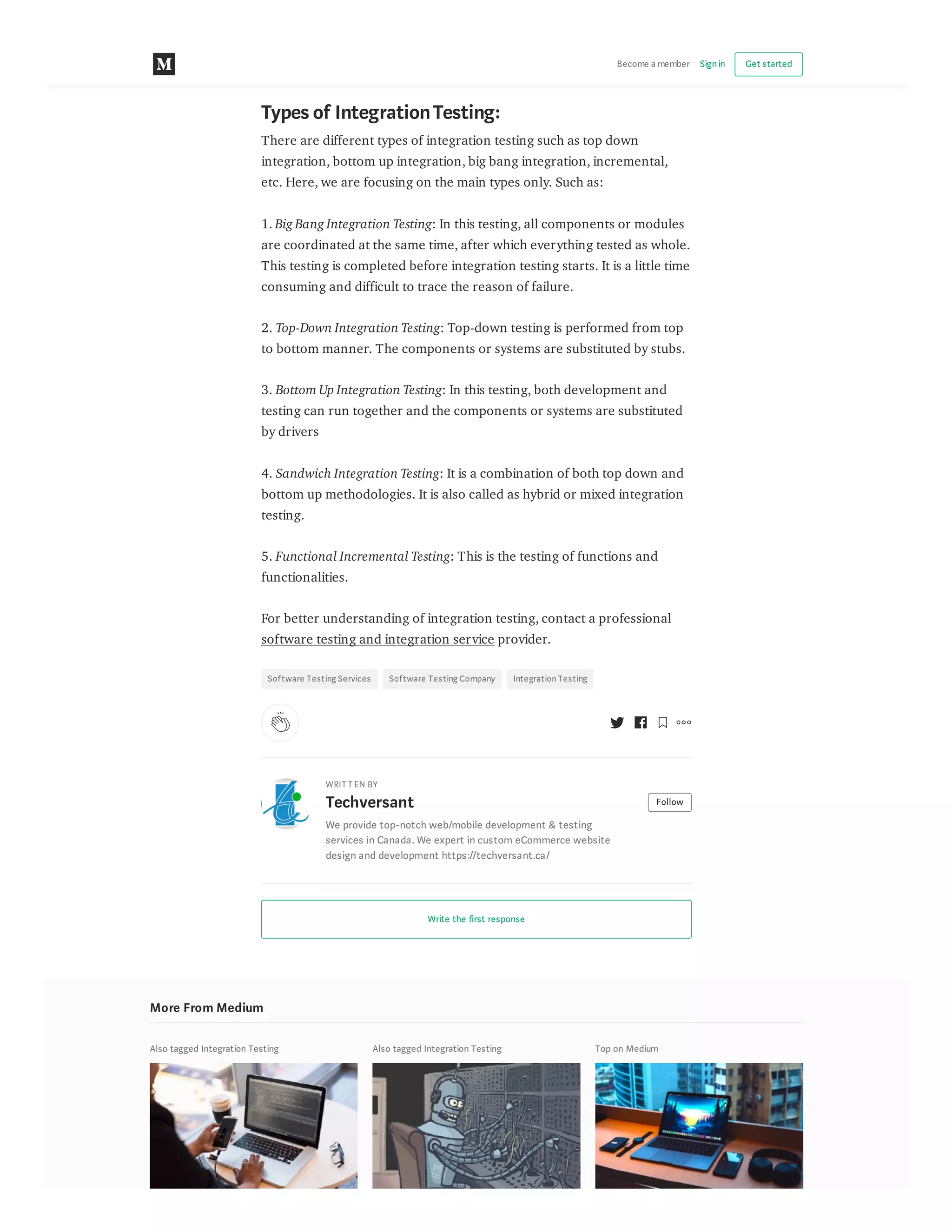 Integration testing | PDF