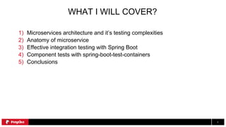 Integration testing for microservices with Spring Boot | PPTX ...
