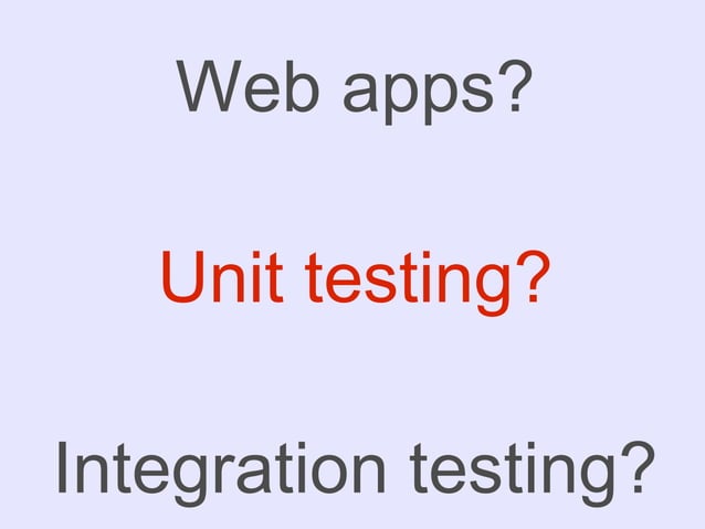 Integration Testing In Python Ppt