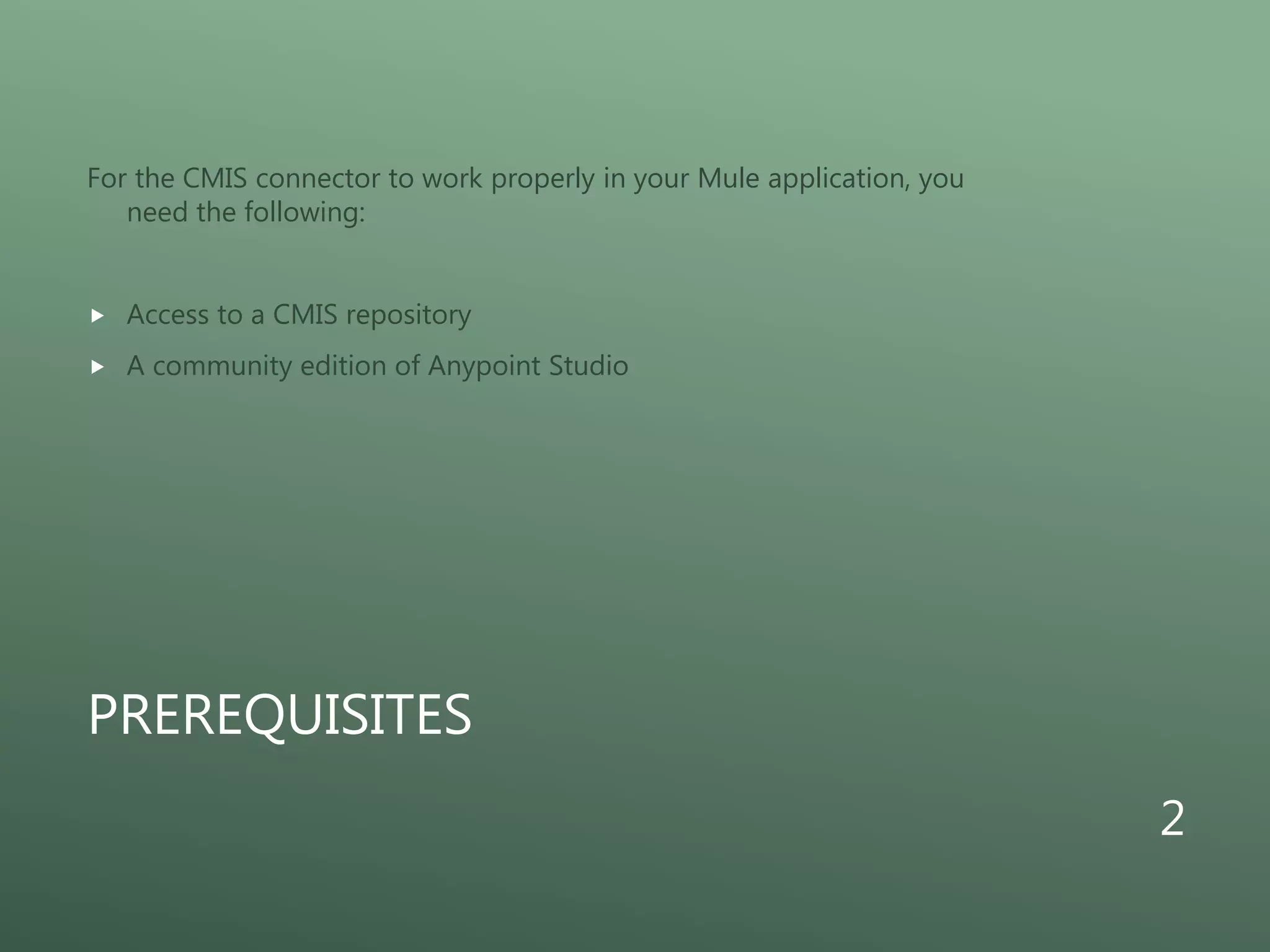 Integration with cmis | PPTX