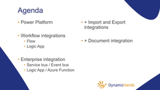 Integration with Dynamics 365 / Power Platform | PPTX