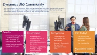 Integration with Dynamics 365 / Power Platform | PPTX