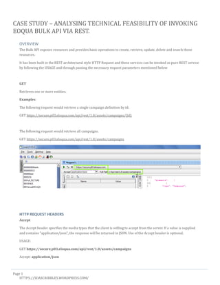 Integration with eloqua bulk api a fusion middleware approach (part 1 ...