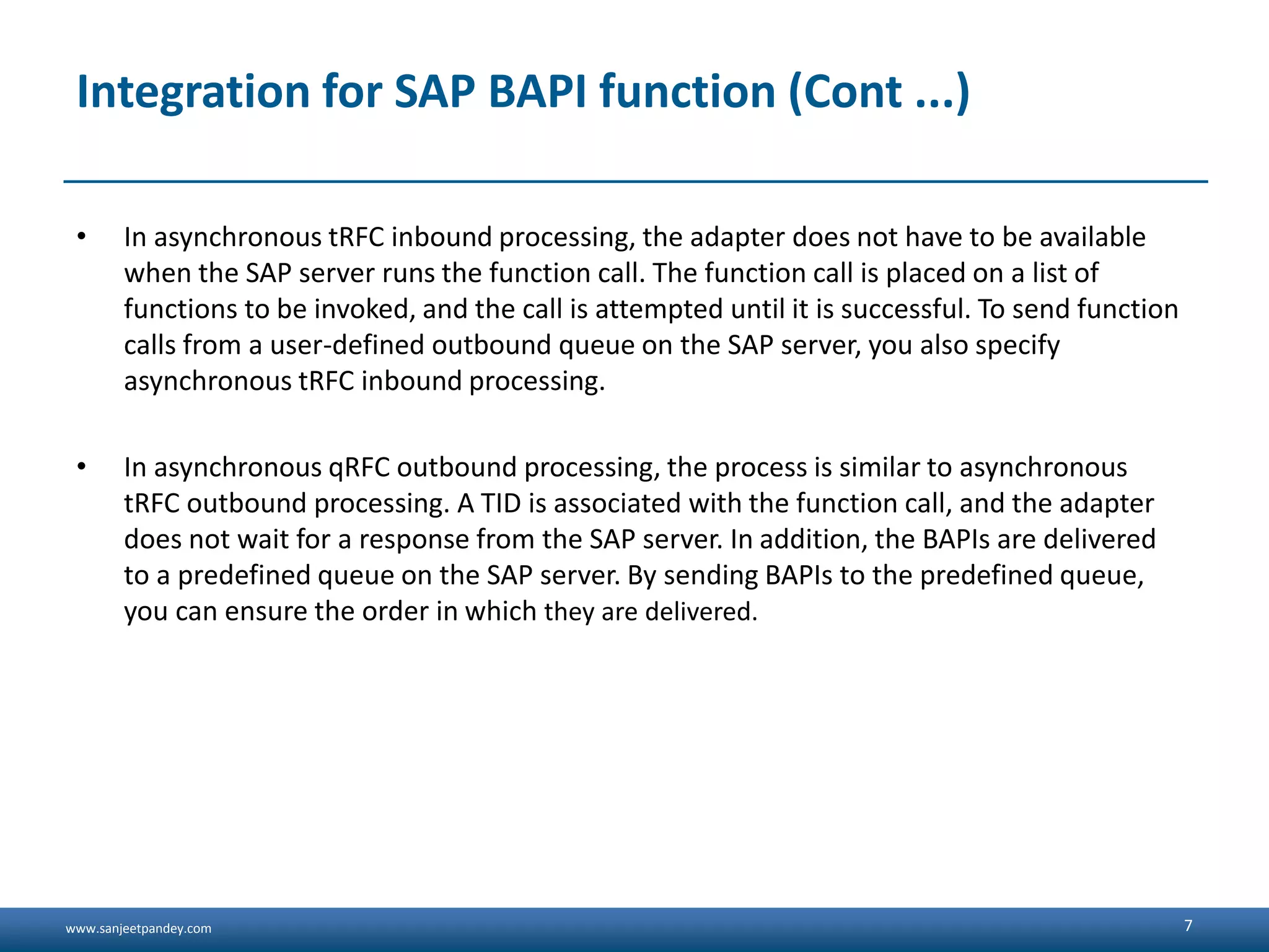 Integration with SAP using Mule ESB | PPTX
