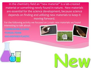 Modern Materials | PPTX