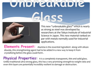 Modern Materials | PPTX