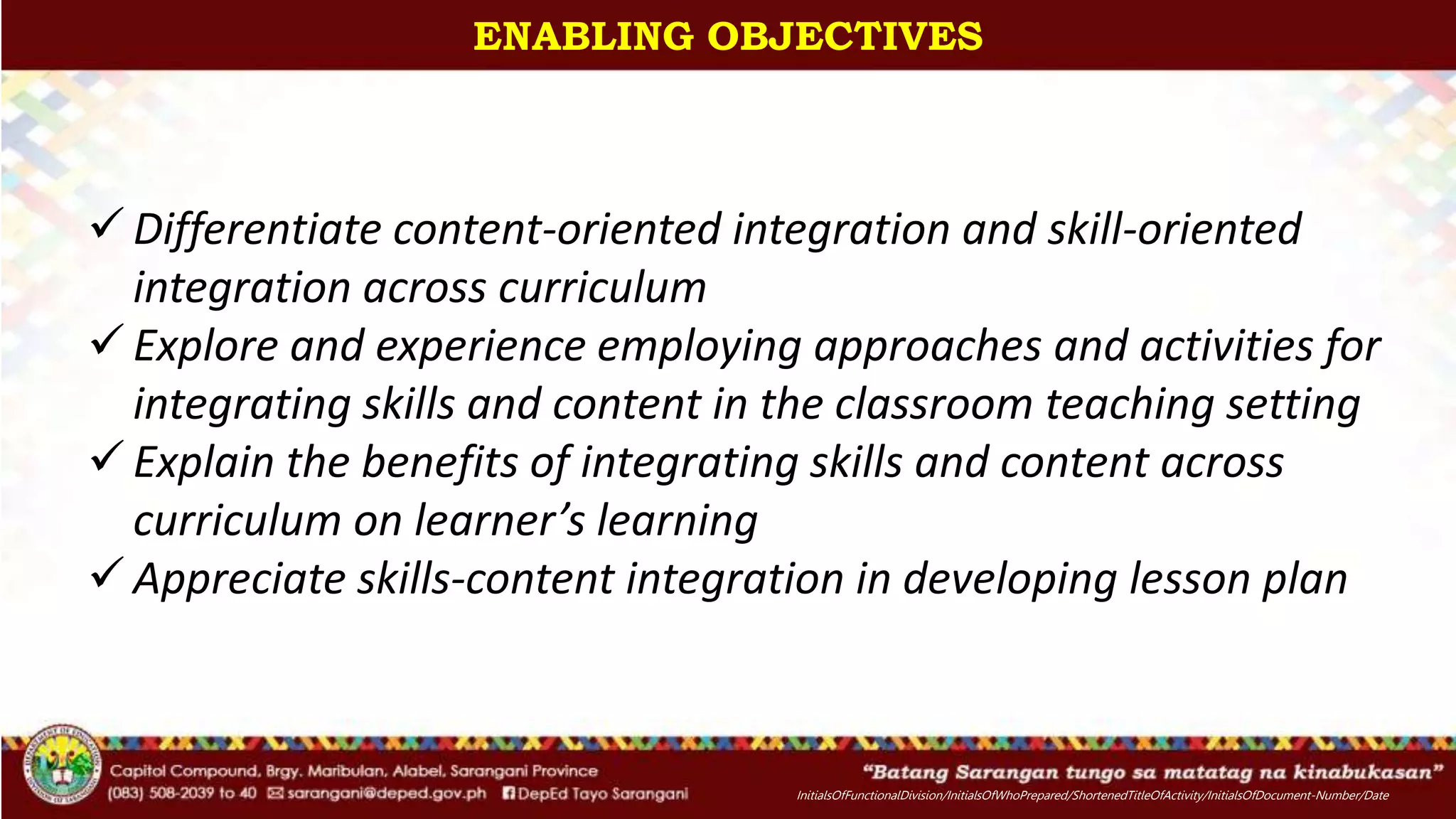 Integrative-Approach | PPTX