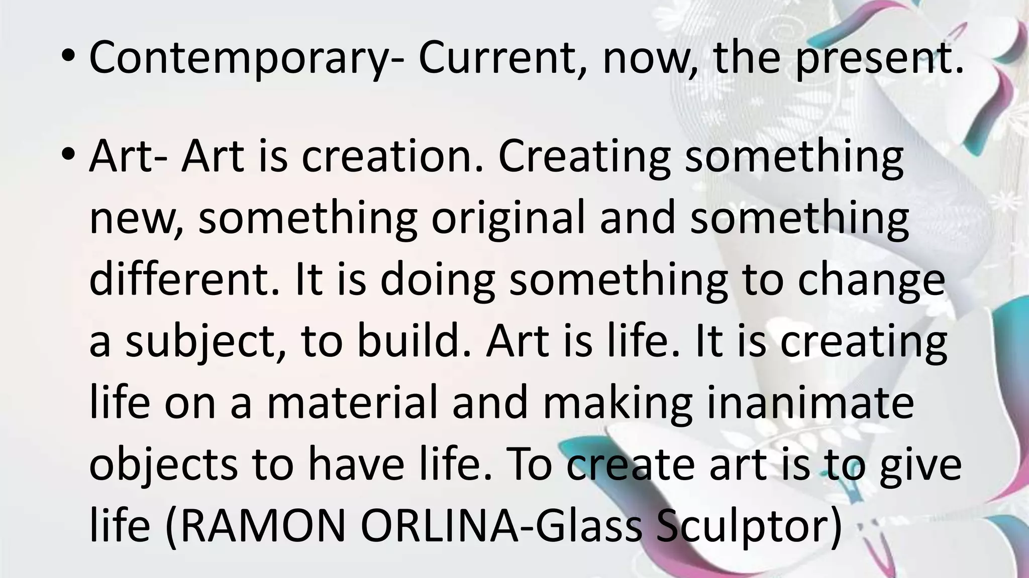 Integrative Art as applied to Contemporary Art.pptx