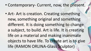 Integrative Art as applied to Contemporary Art.pptx | Arts and Crafts ...