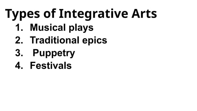 Integrative Arts in MAPEH GRADE 7 STUDENT | PPTX